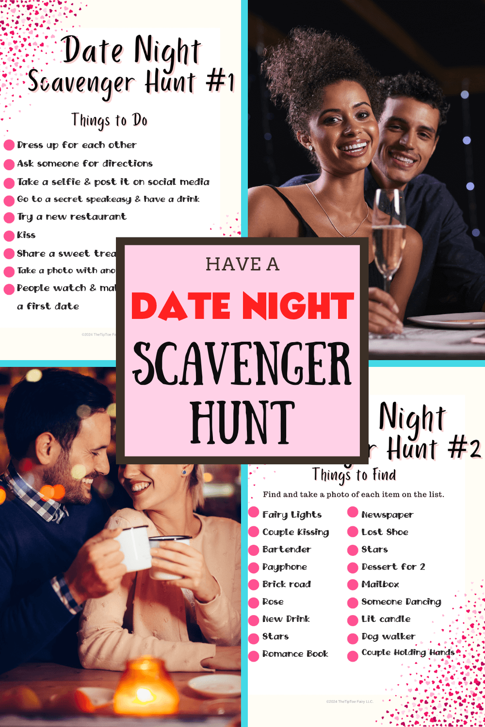 Free Printable Date Night Scavenger Hunts | The TipToe Fairy