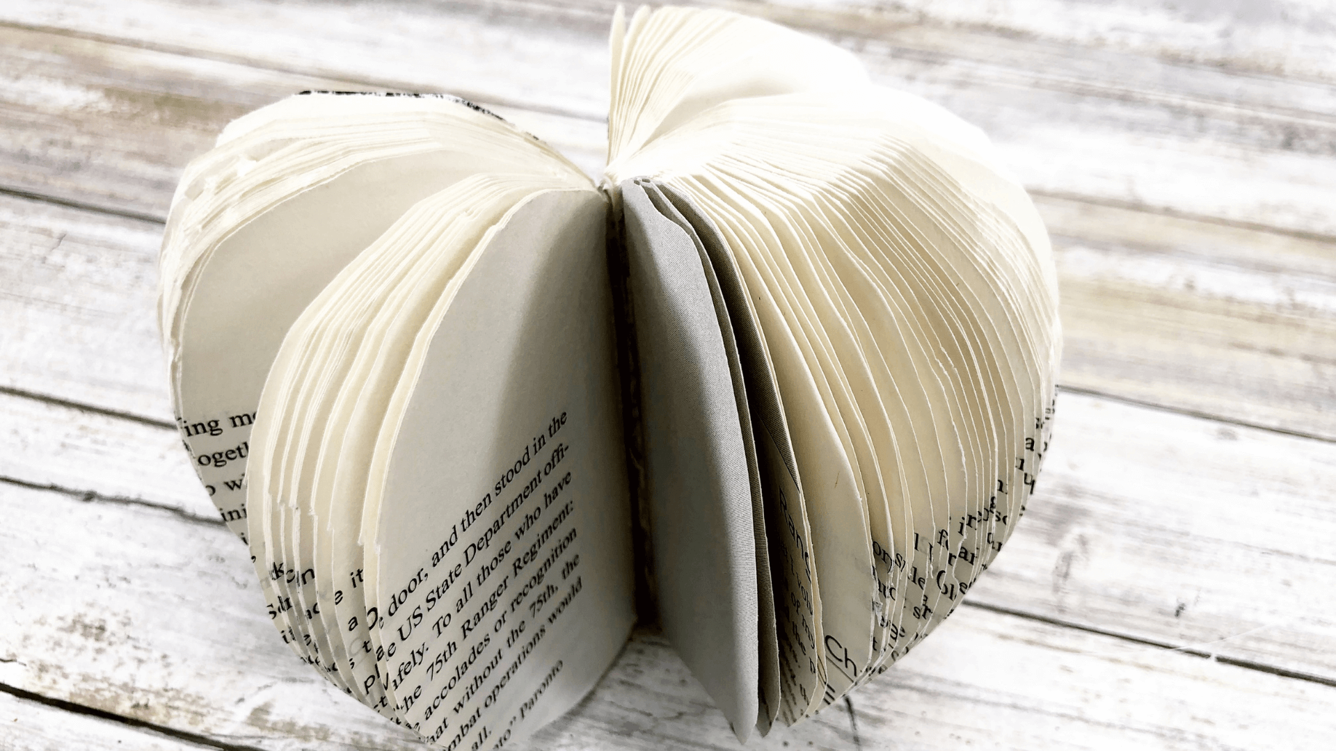 How to make a Book Pumpkin from a Dollar Store Book | The TipToe Fairy
