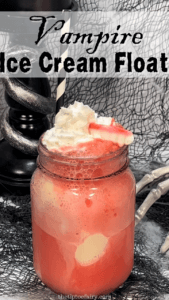 Let's make Halloween Vampire Ice Cream Floats | The TipToe Fairy