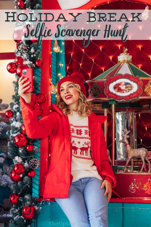 Free Download Holiday Break Selfie Scavenger Hunt | The TipToe Fairy