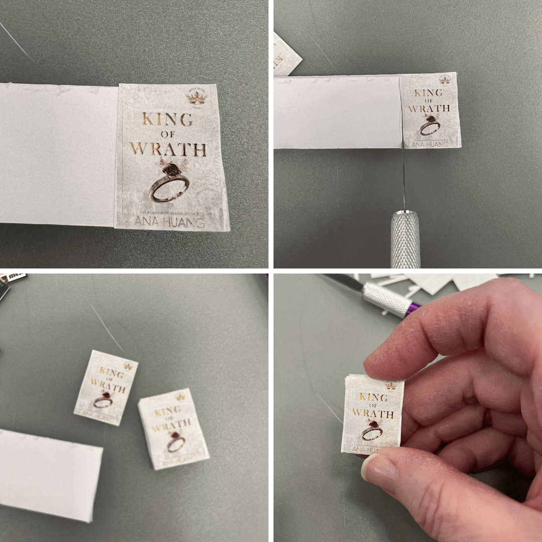 How to Make a Mini Books Christmas Ornament | The TipToe Fairy