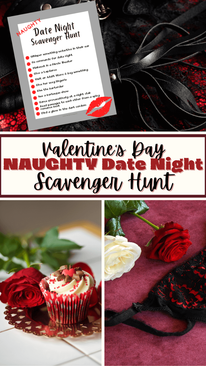 Download this FREE Naughty Date Night Scavenger Hunt | The TipToe Fairy