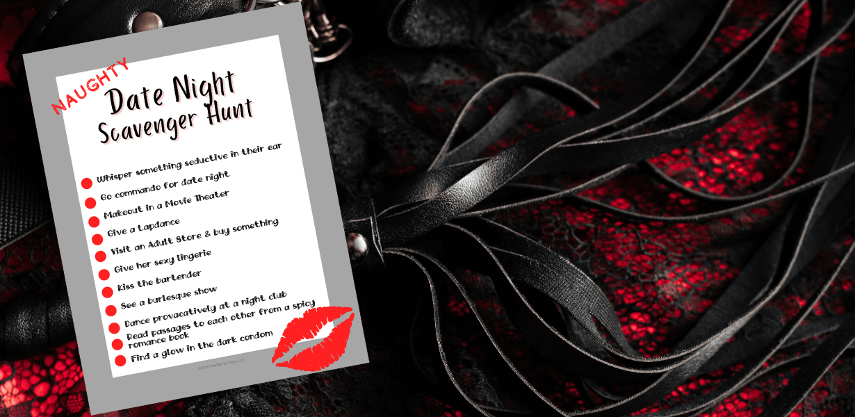 Download this FREE Naughty Date Night Scavenger Hunt | The TipToe Fairy