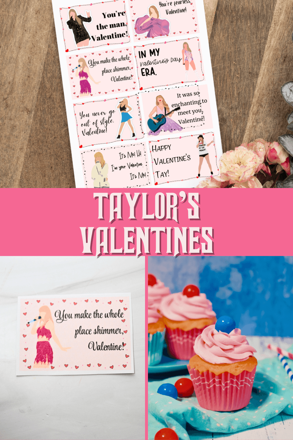 Download these FREE Printable T.S. Taylor's Valentine's Day Cards | The ...