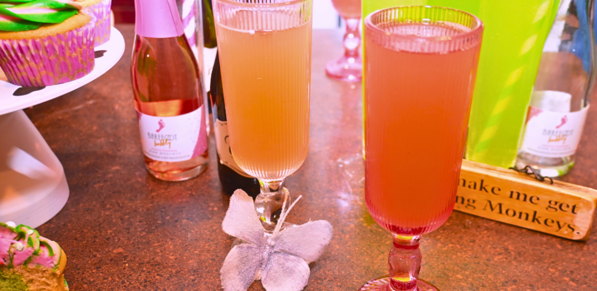 Wicked Party Galinda's Bubbly Blush Drink | The TipToe Fairy