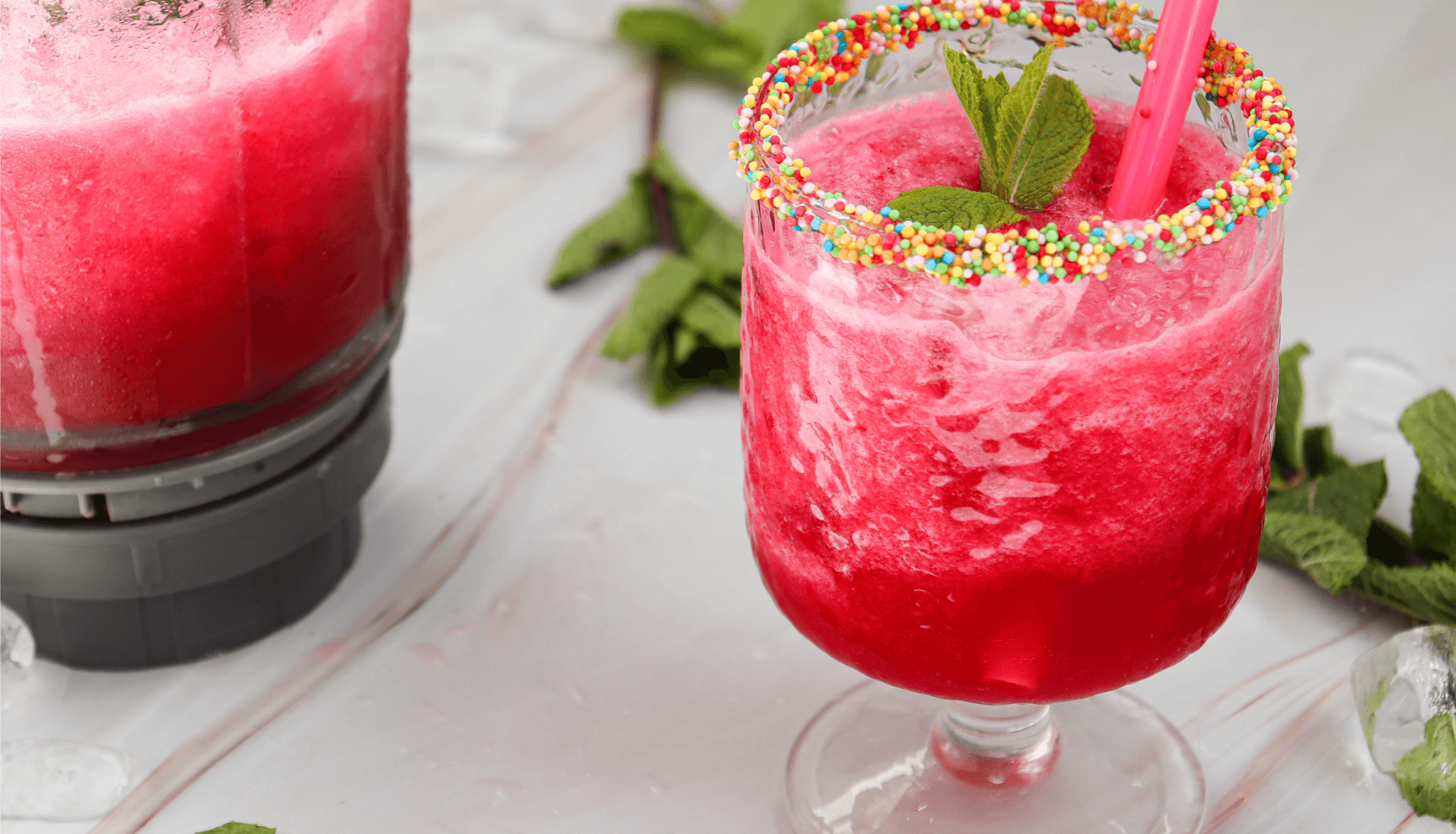 How to make a Refreshing Watermelon Slushie | The TipToe Fairy