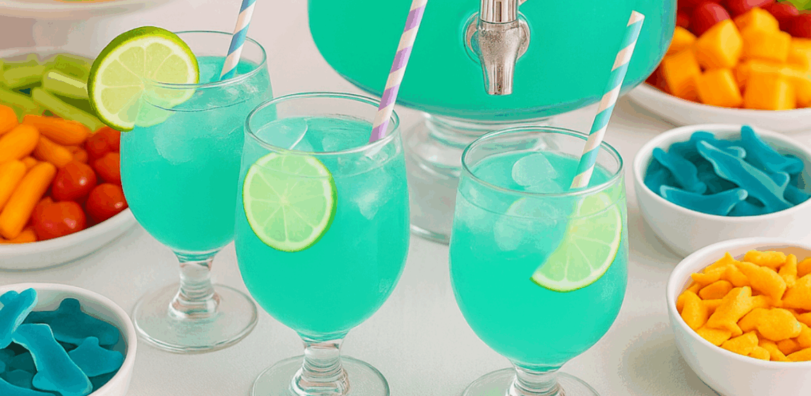 How to make an Easy Mermaid Punch Recipe for Parties | The TipToe Fairy