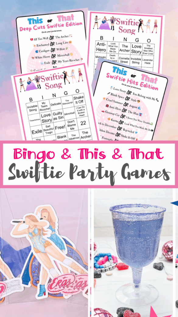 Free Fun Taylor Swift Party Games to Download | The TipToe Fairy